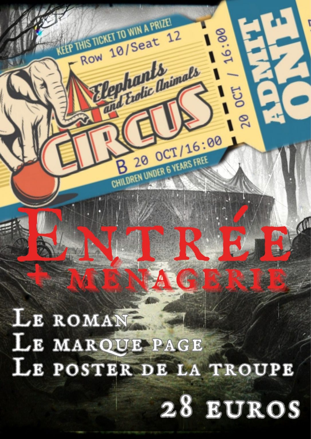 Daemonium CIRCUS – le roman DELUXE + POSTER - Caroline CARTON - Autrice